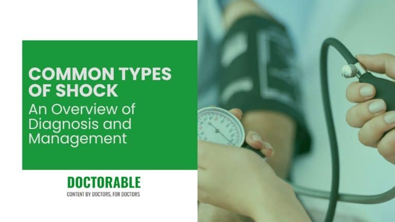 5 Common Types of Shock: Diagnosis and Management Overview